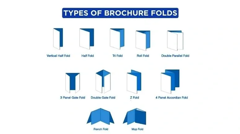 Brochure folds store